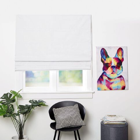 Homeworks Taylor Roman Blind White | Warehouse Stationery, NZ