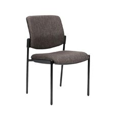 Chair Solutions Venice Linea 4 Leg Keylargo Anthracite Fabric Black ...
