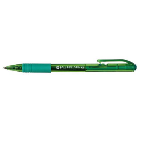 WS Ball Pen Sprint Grip Loose Green Mid | Warehouse Stationery, NZ