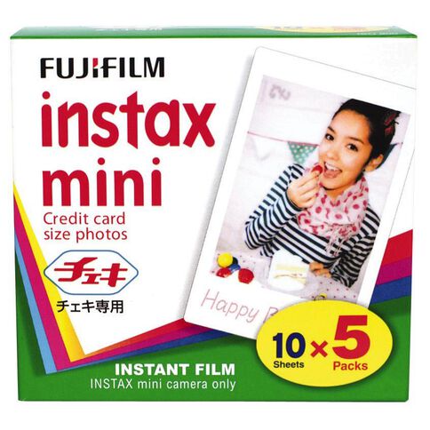 Fujifilm Instax Mini Film 50 Pack | Warehouse Stationery, NZ