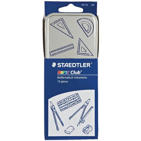 Staedtler Noris Club 10 Piece Math Set Multi-Coloured | Warehouse ...