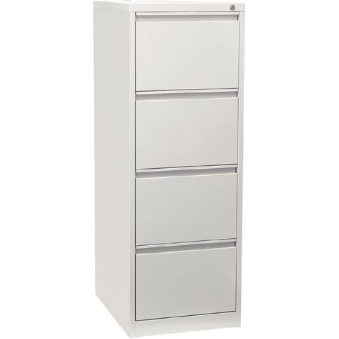 Precision Firstline 4 Drawer Vertical Filing Cabinet White | Warehouse ...
