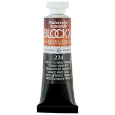 BLOCKX Watercolour Tube 15ml S2 224 Transparent Mars Red | Warehouse ...