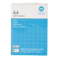WS Photocopy Paper 80gsm 500 Pack White A4 | Warehouse Stationery, NZ