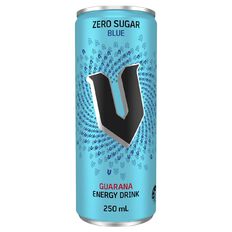 V Energy Drink Sugarfree Blue 250ml | Warehouse Stationery, NZ