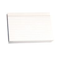 WS Systems Card 100 Pack 102mm x 152mm White | Warehouse Stationery, NZ