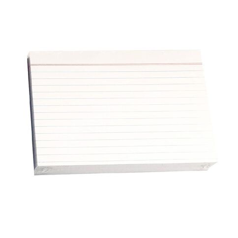 WS Systems Card 100 Pack 102mm x 152mm White | Warehouse Stationery, NZ