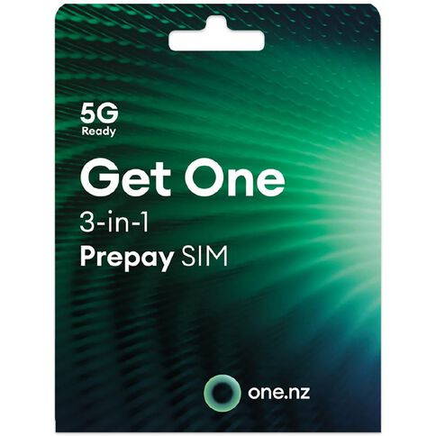 One NZ Prepay Triple SIM | Warehouse Stationery, NZ