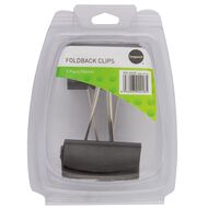 WS Foldback Clips 50mm 2 Pack | Warehouse Stationery, NZ