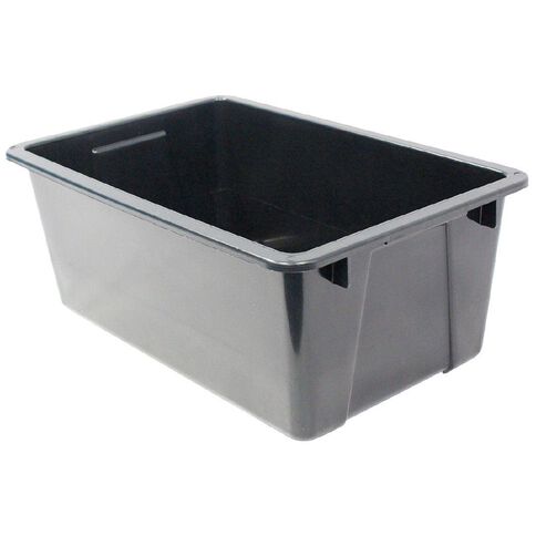 Taurus Fish Bin Black 42L | Warehouse Stationery, NZ