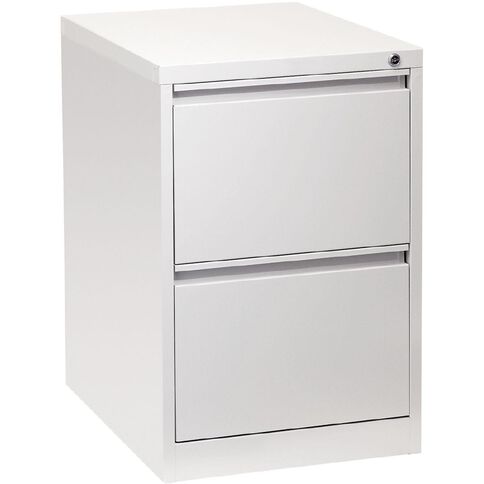 Precision Firstline 2 Drawer Vertical Filing Cabinet White | Warehouse ...