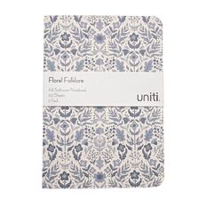 Uniti Floral Folklore Saddle Stitch Notebook 2 Pack A6 | Warehouse ...