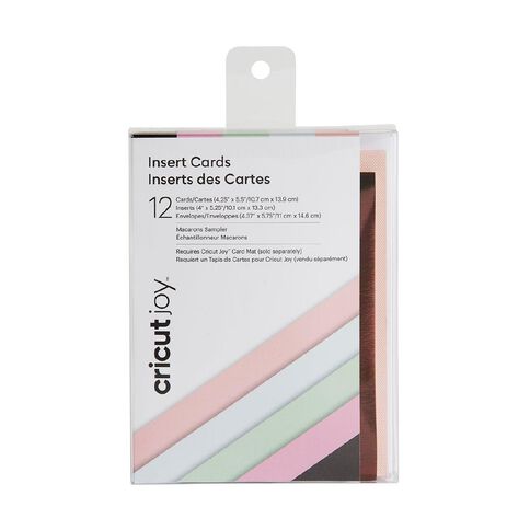 Cricut Joy Insert Card Cardstock Mix Pastel Inverse Sampler Tulip ...