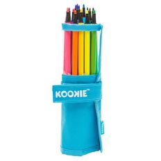 Kookie 18 Washable Fibre Pens With Carry Case | Warehouse Stationery, NZ