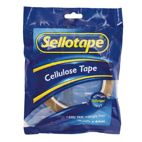 Sellotape Tape 18mm x 66m Single Clear | Warehouse Stationery, NZ
