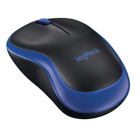 Logitech M185 Wireless Mouse Blue Mid | Warehouse Stationery, NZ