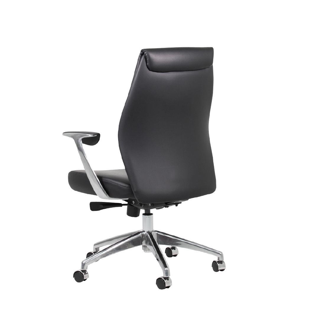 Knights Ignite Midback Alloy Base Chair Black | Warehouse Stationery, NZ