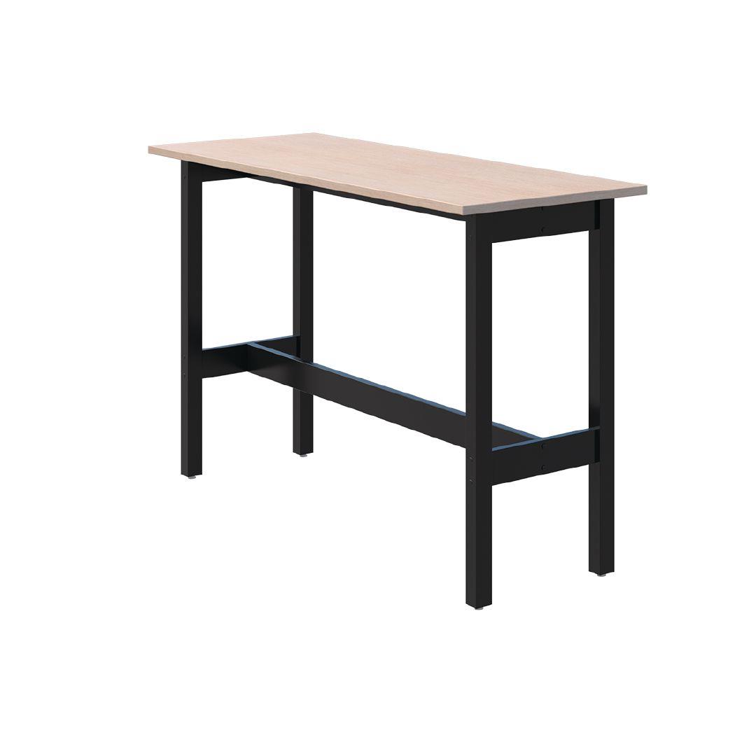 Accent Modella II Narrow Leaner Black & Classic Oak 1500x600 ...