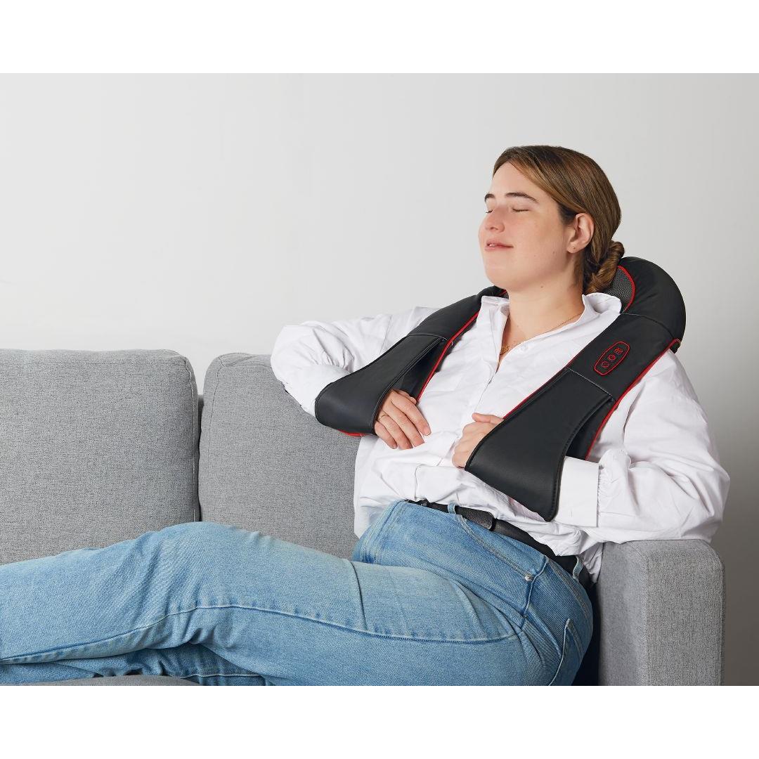 Living & Co Shiatsu Neck and Shoulder Massager Black/Red | Warehouse ...
