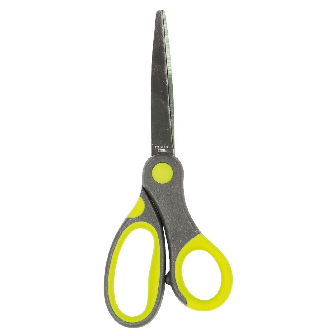 WS Scissors Soft Grip15cm Grey Mid | Warehouse Stationery, NZ
