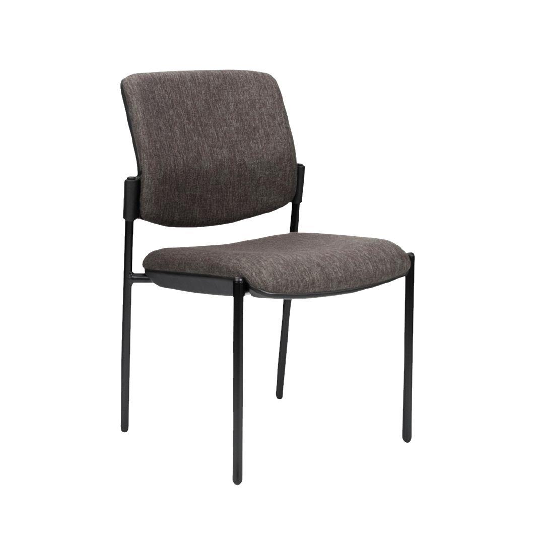 Chair Solutions Venice Linea 4 Leg Keylargo Anthracite Fabric Black ...