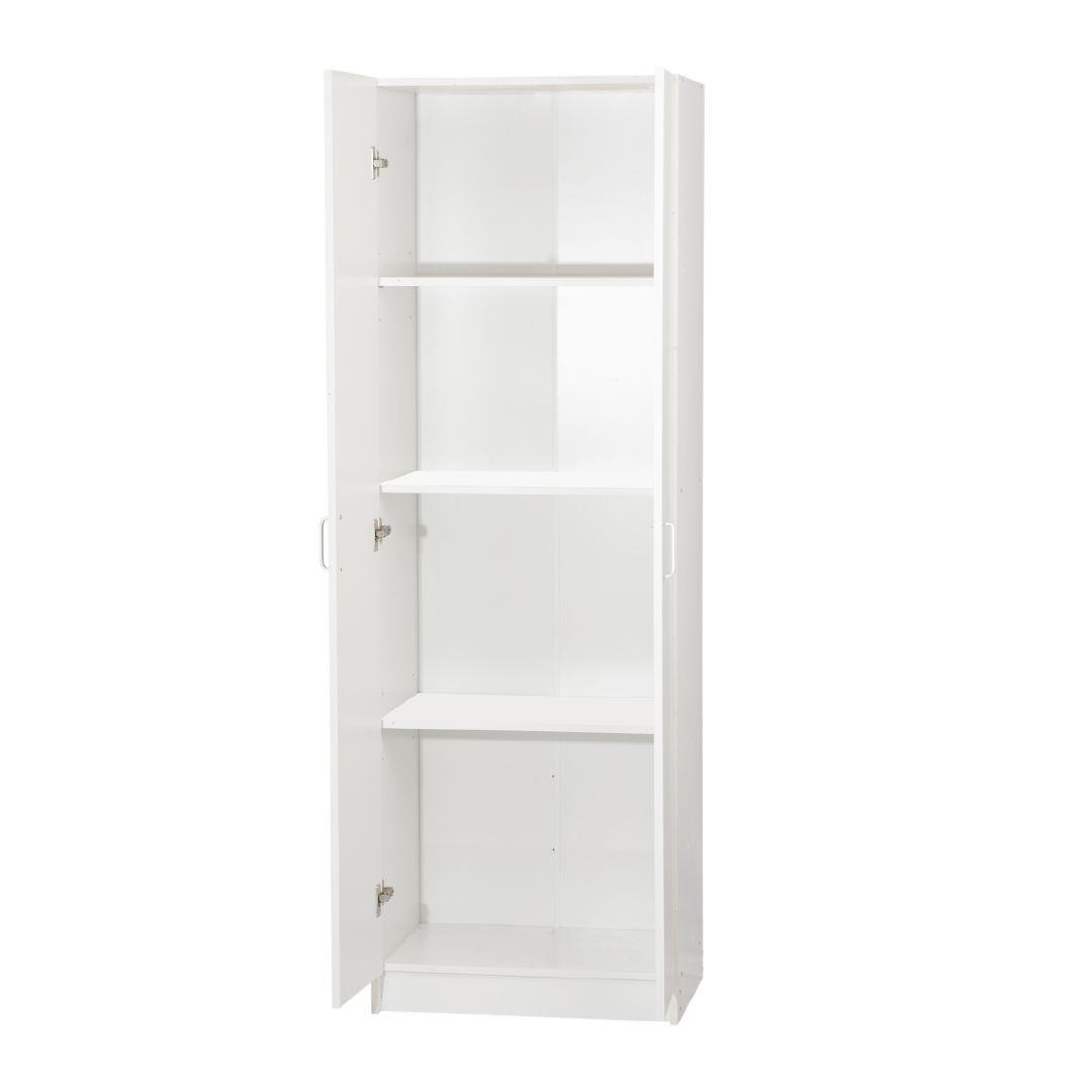 Living & Co 2 Door 4 Shelf Pantry Cabinet 600mm | Warehouse Stationery, NZ