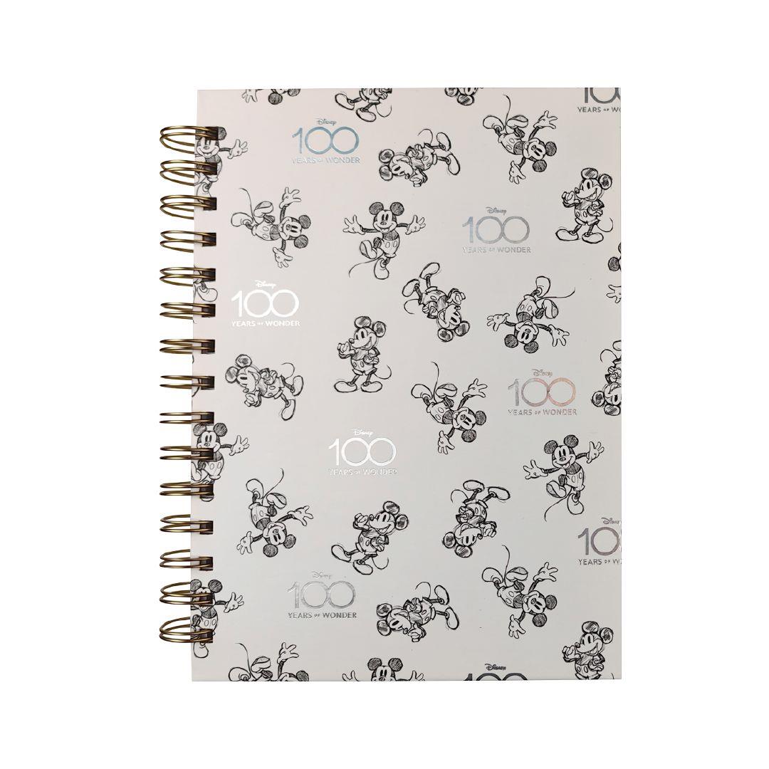 Disney 100 Mickey Notebook Spiral White A5 | Warehouse Stationery, NZ