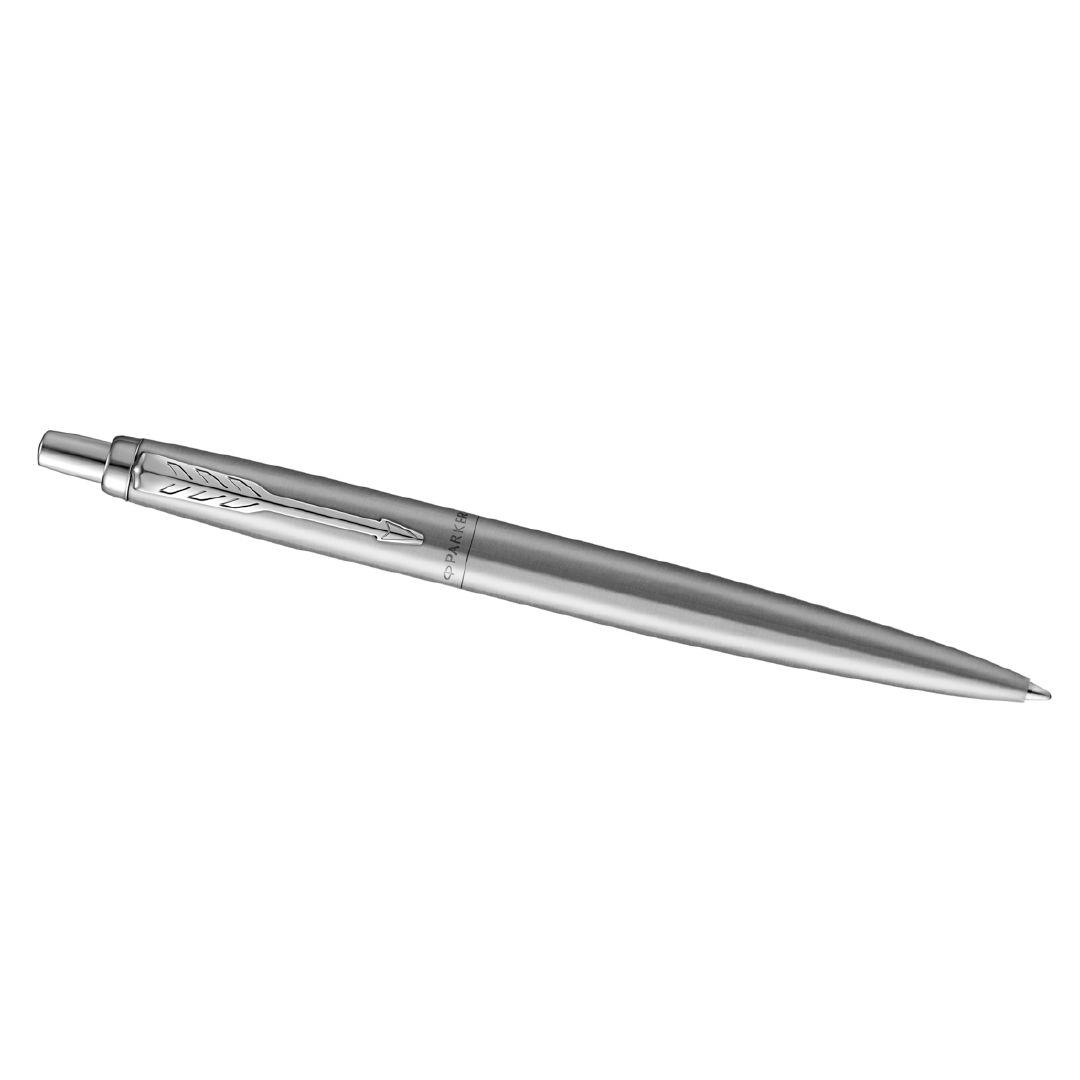 Parker Jotter XL Monochrome Silver Ballpoint Pen Blue | Warehouse ...