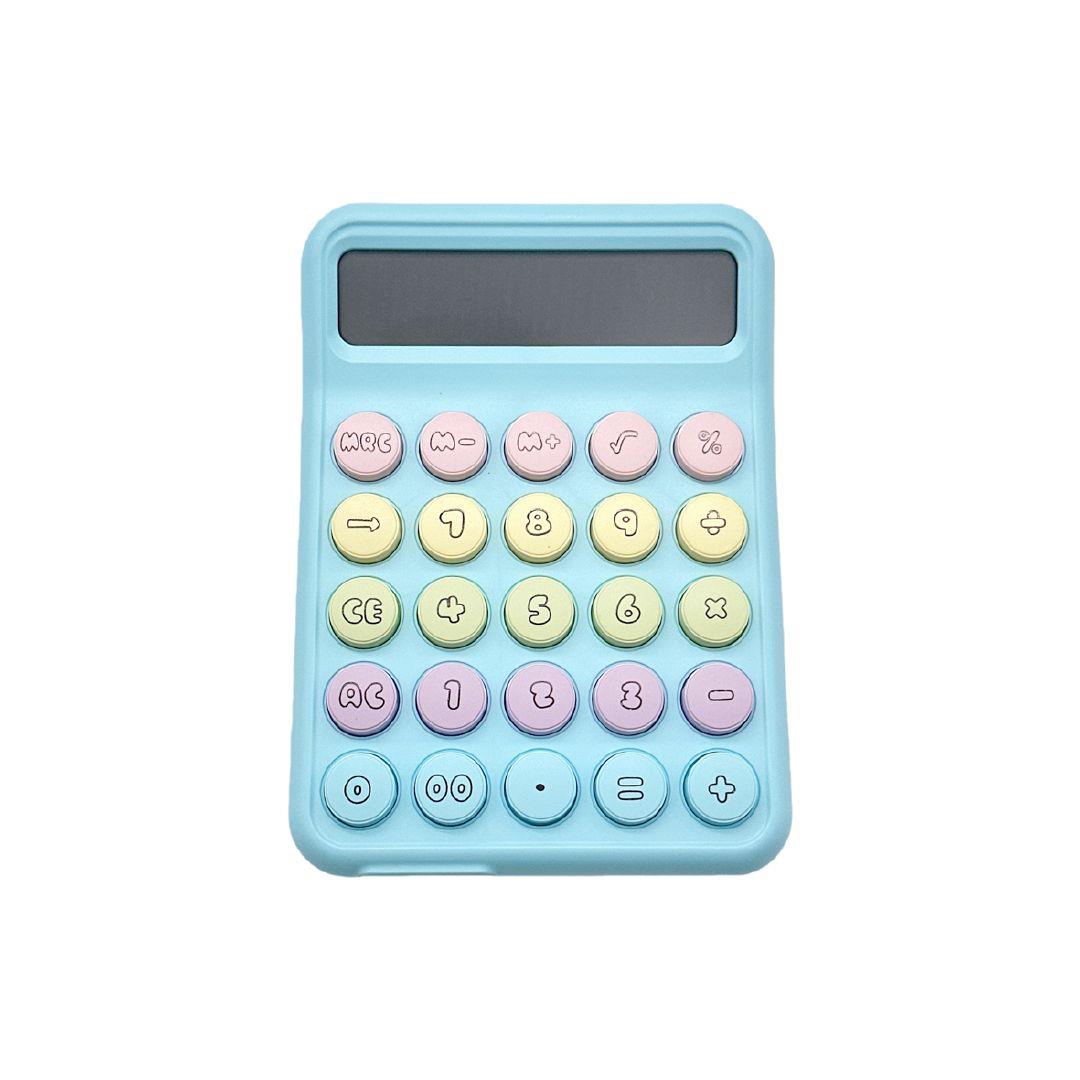 WS Desktop Calculator Pastel Blue | Warehouse Stationery, NZ