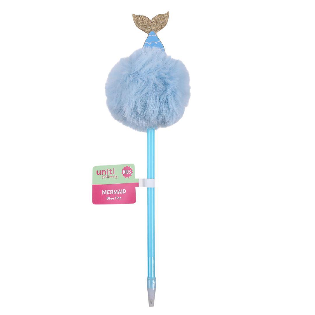Uniti Kids Mermaid Pen Blue | Warehouse Stationery, NZ
