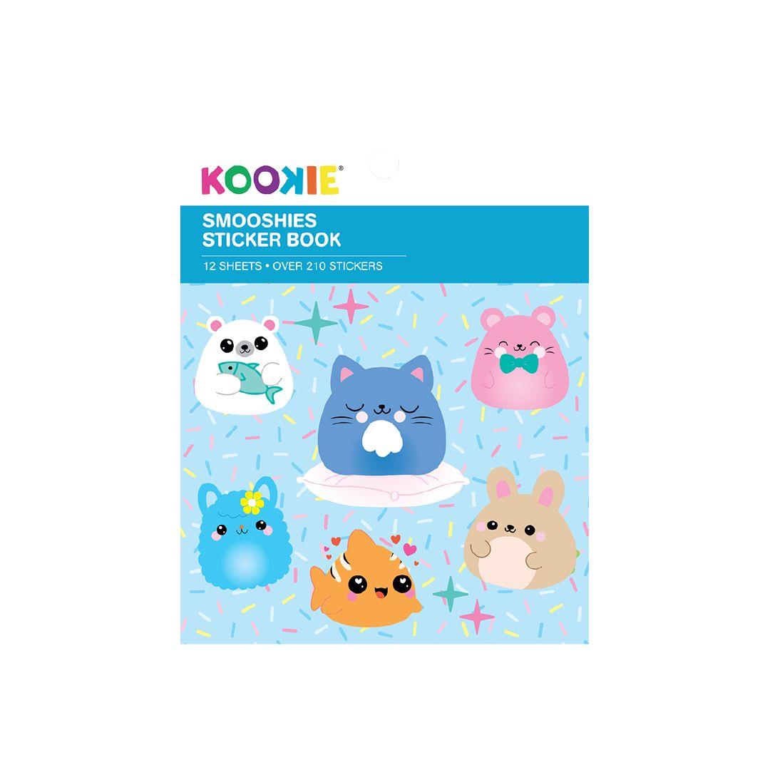 Kookie Mini Sticker Book 12 Sheets Smooshies | Warehouse Stationery, NZ
