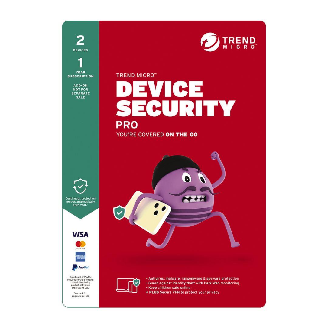 Trend Micro Device Security Pro 2D 1Y Add-on | Warehouse Stationery, NZ