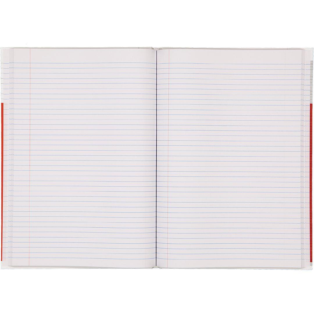 WS Lecture Book 2B8 7mm Ruled Hardcover 94 Leaf Red Mid | Warehouse ...