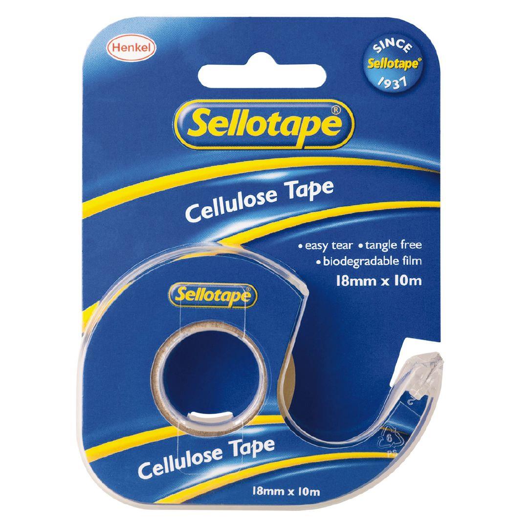Sellotape Tape Dispenser 18mm x 10m Single Pack Clear | Warehouse ...