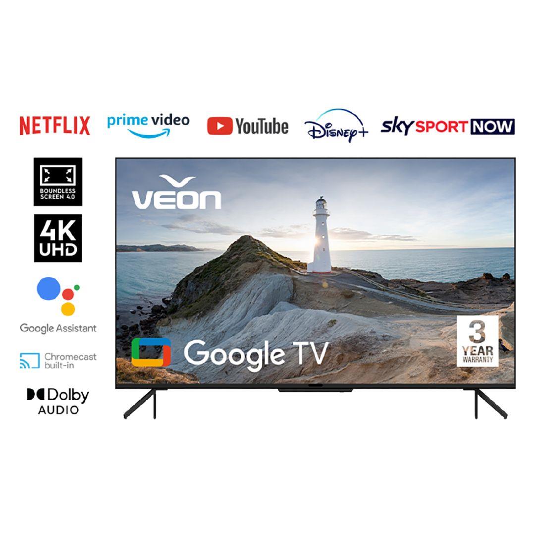 Veon 65 inch 4K Ultra HD Google Smart TV | Warehouse Stationery, NZ