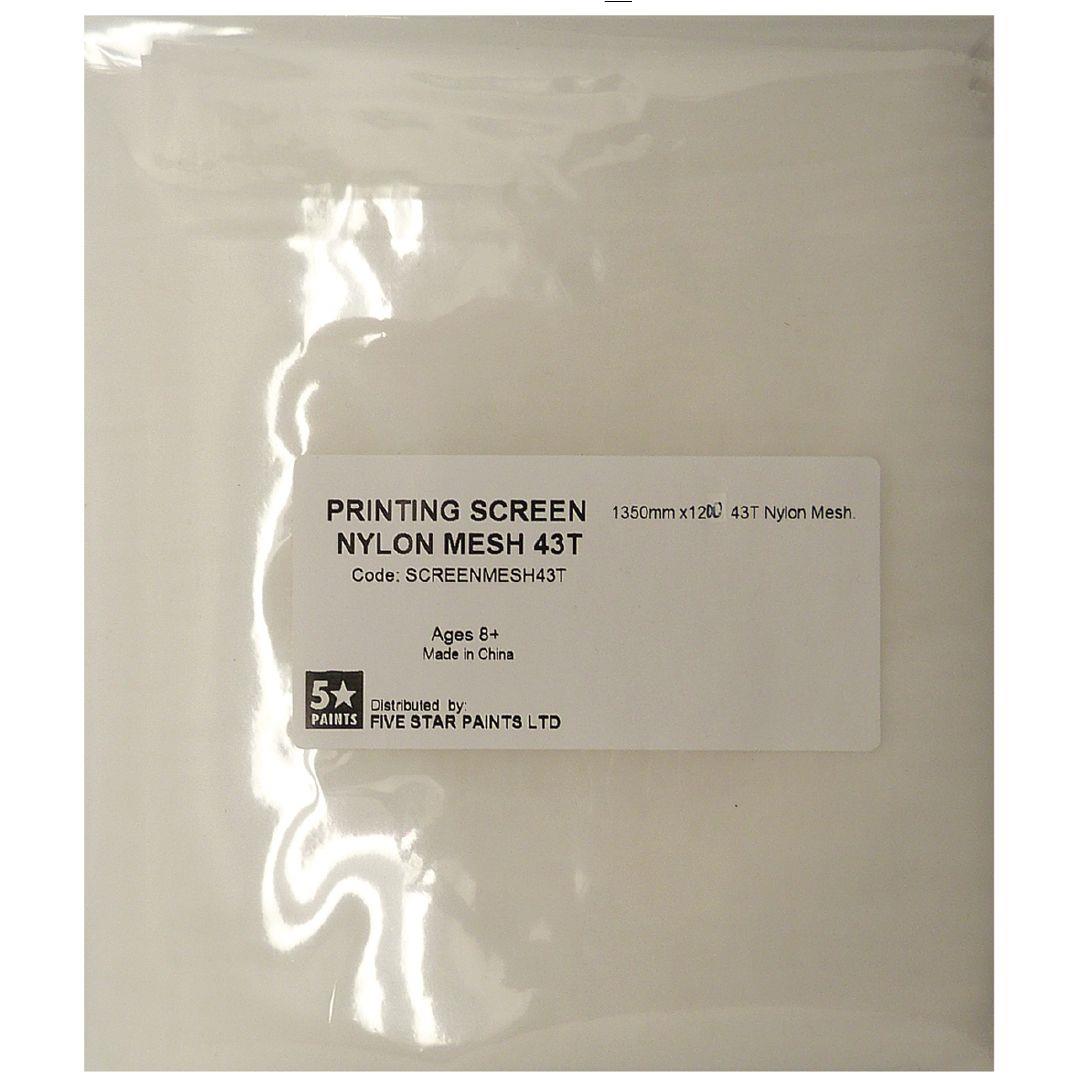 Fivestar Printing Screen Nylon Mesh 43T | Warehouse Stationery, NZ