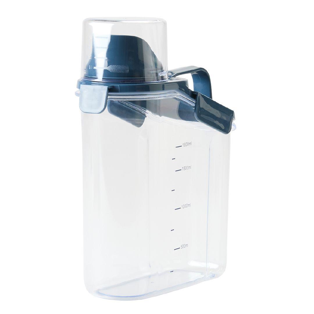 Living & Co Dispensing Container with Measuring Cup Clear 1.8L ...