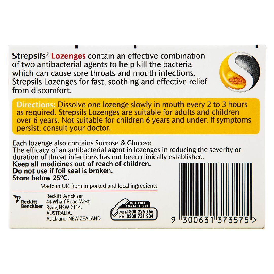 Strepsils Honey Lemon Lozenges 36s | Warehouse Stationery, NZ