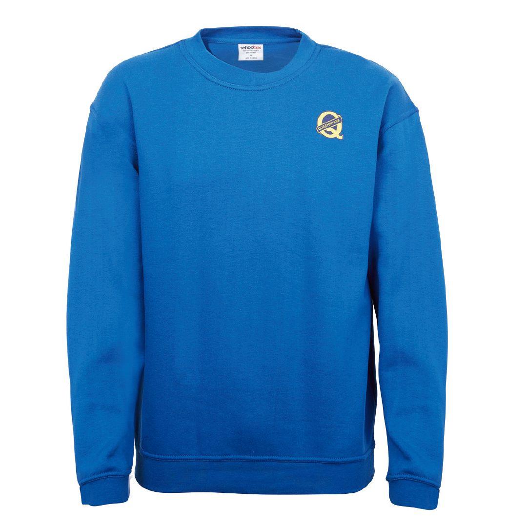 Schooltex Queenspark Sweatshirt with Screenprint | Warehouse Stationery, NZ