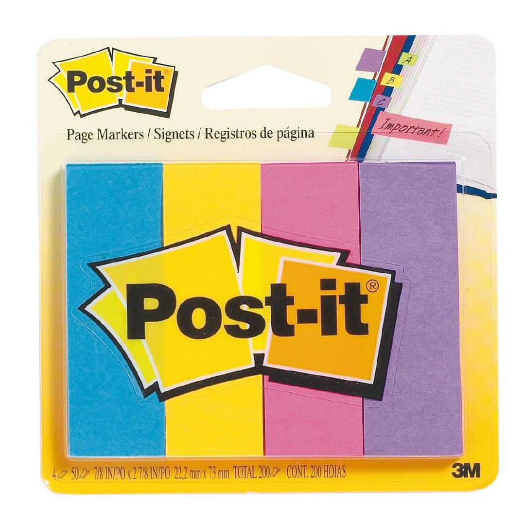 Post-It Page Marker Large 671-4AU 4 Pack | Warehouse Stationery, NZ