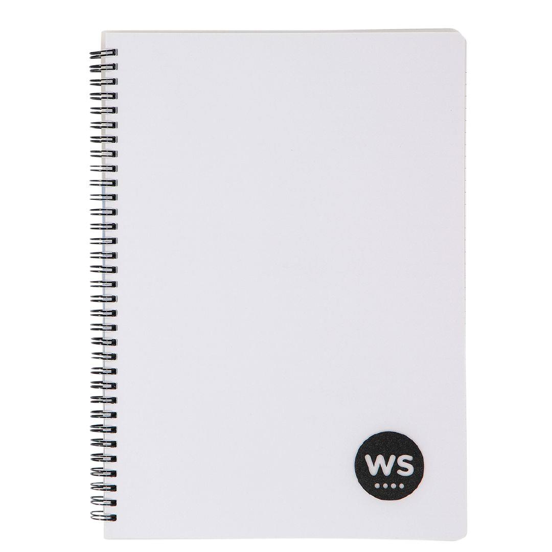 WS Notebook PP Wiro 200 Pages Soft Cover White A4 | Warehouse ...