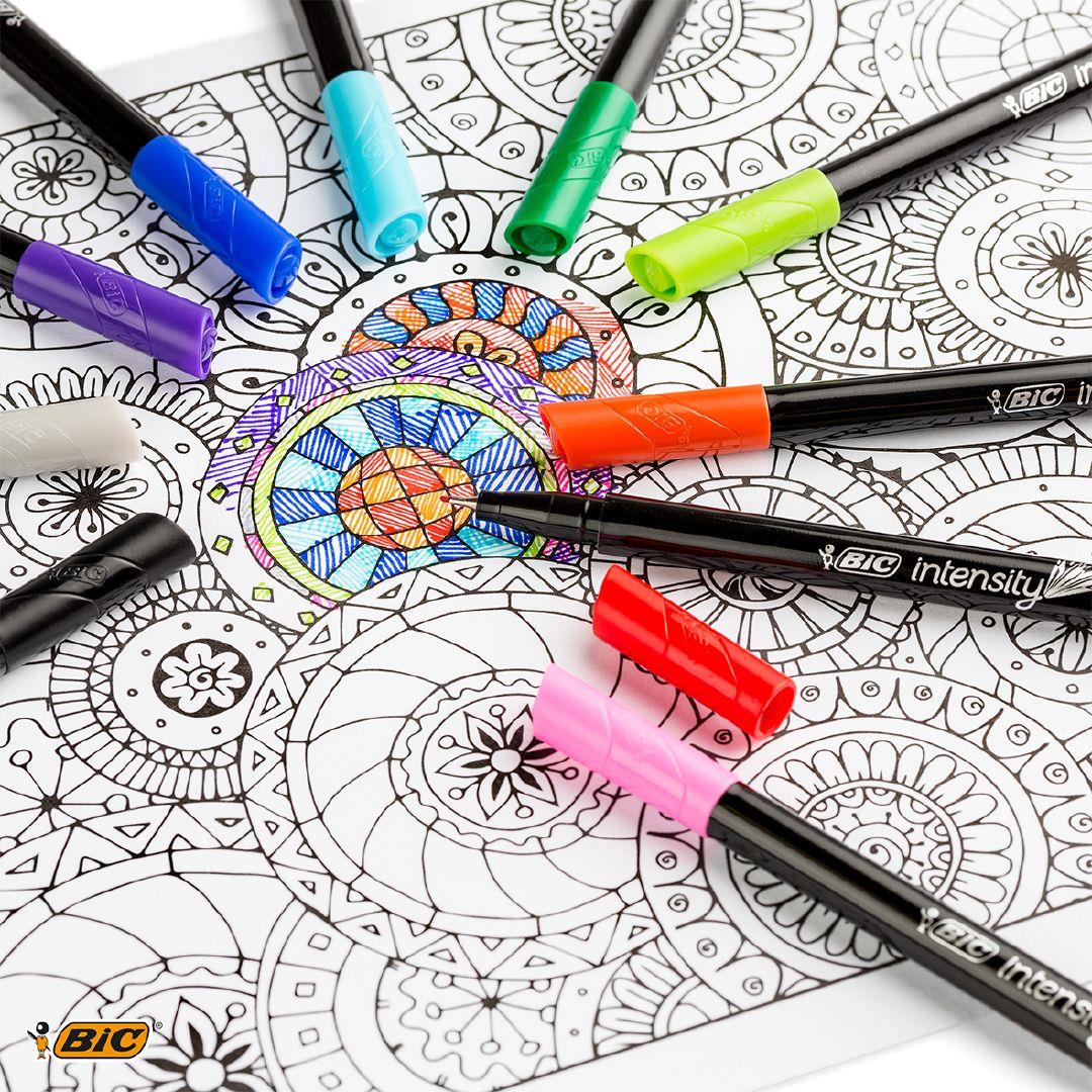 Bic Intensity Fineliner Fine Point Pens Assorted 10 Pack | Warehouse ...
