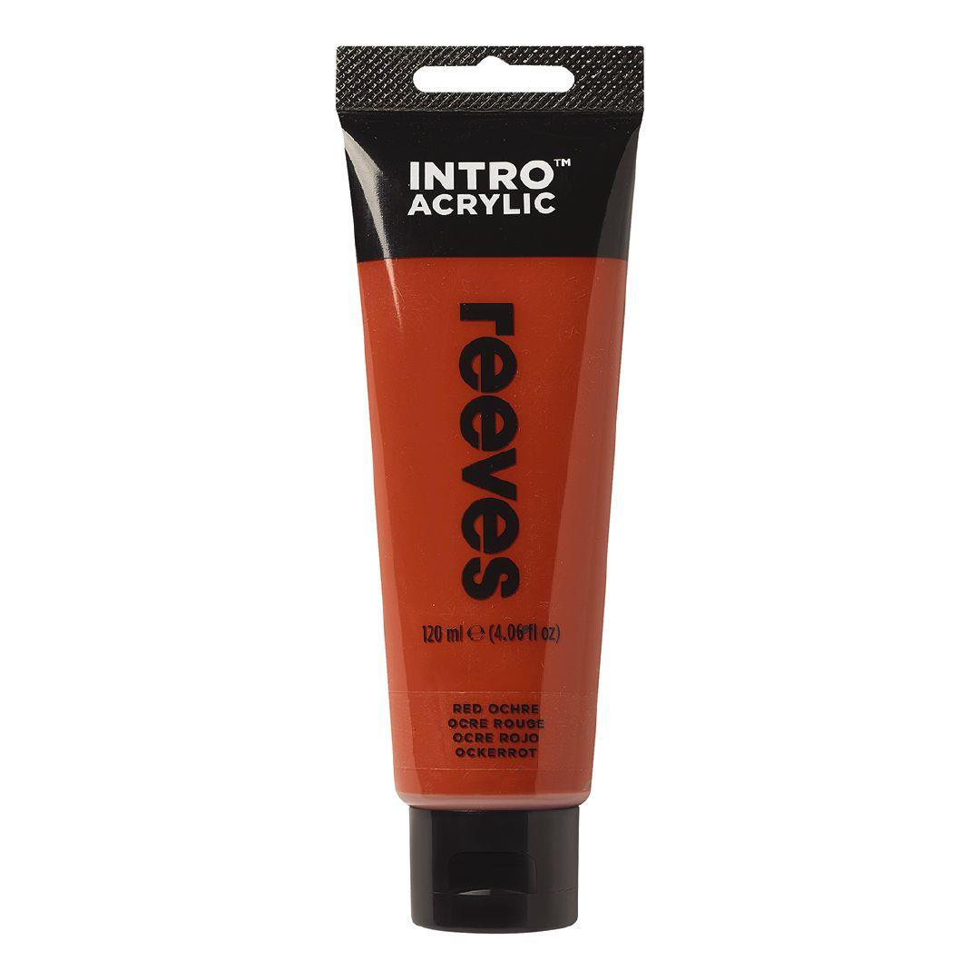 Reeves Intro Acrylic Paint Red Ochre 100ml 100ml | Warehouse Stationery, NZ