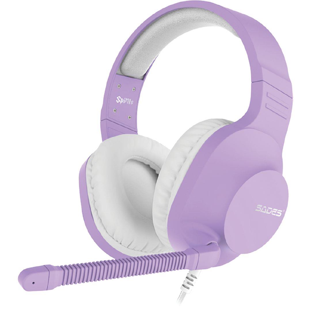 SADES Spirits Gaming Headset Purple Mid | Warehouse Stationery, NZ