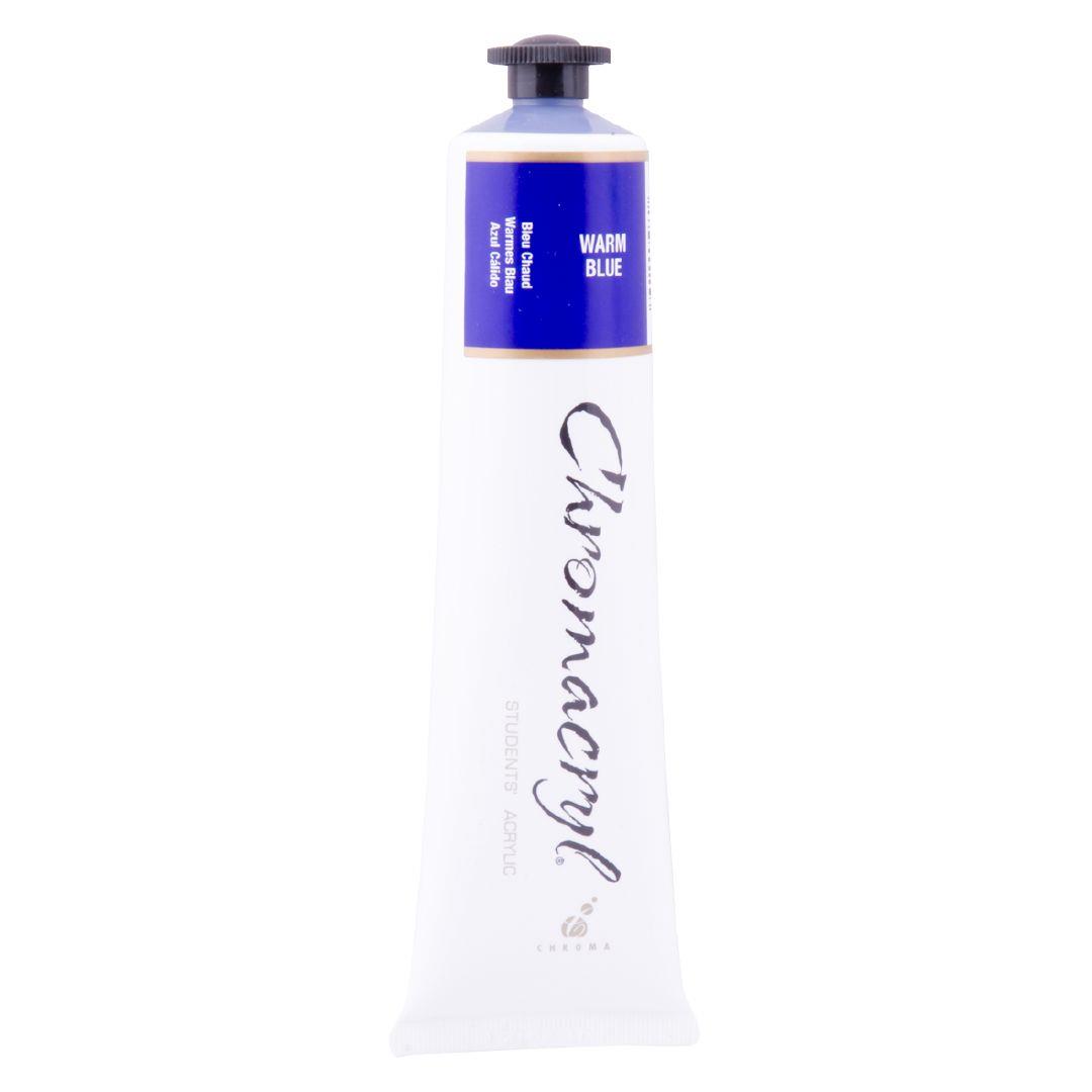 Chromacryl Acrylic Paint Warm Blue 75ml | Warehouse Stationery, NZ